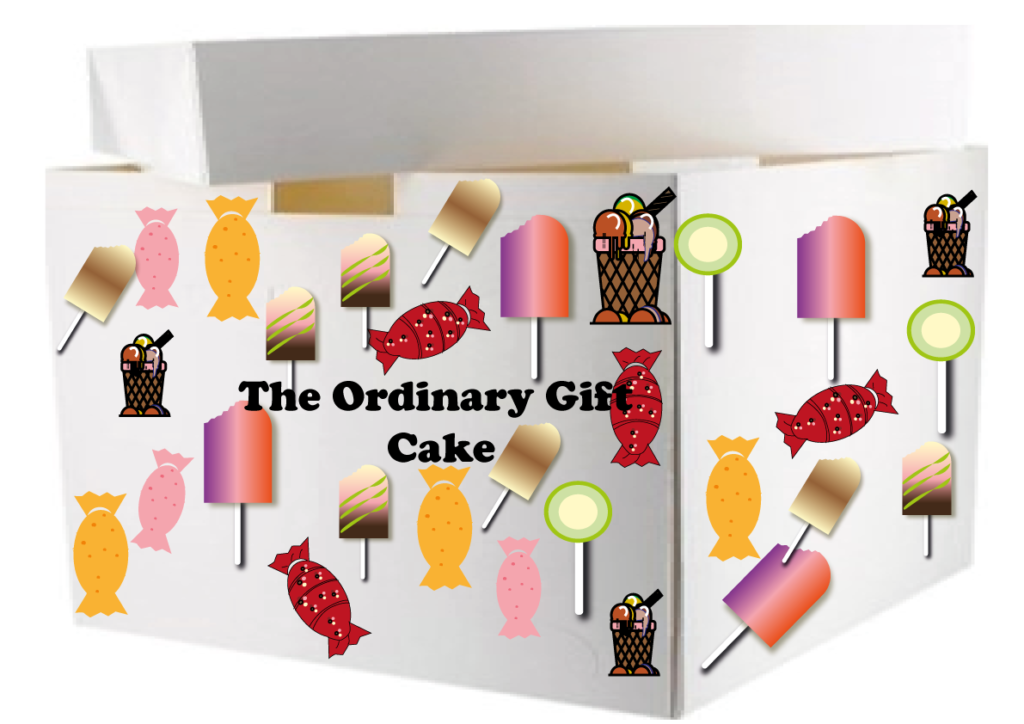 10pcs Decorated Personalised Cake Boxes | 12inch Premium Boxes with ...