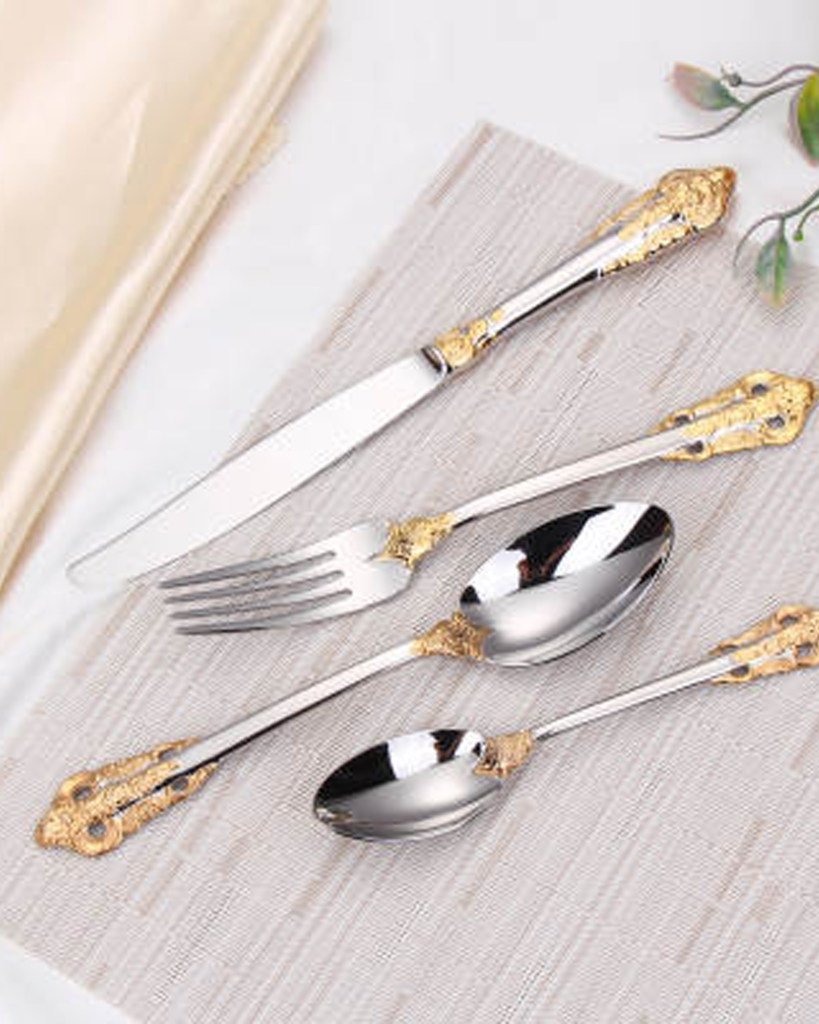 Luxury Baroque Pattern Cutlery Set for Rent - The Ordinary Gift The ...