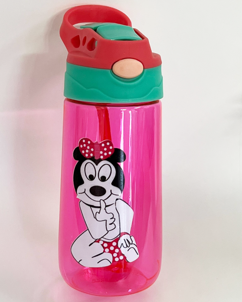 Personalised Water Bottle | Iron Man Bunny Mickey Mouse Design Plastic ...