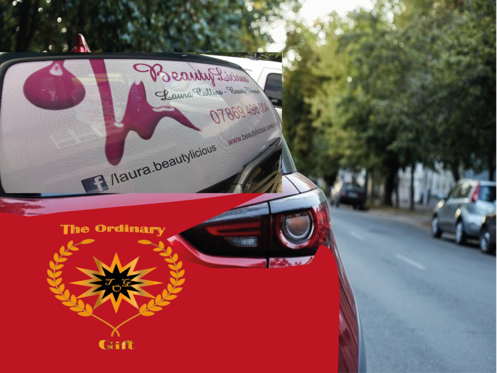 Car Window Decal, One Way Vision, Perforated Film for Rear Car Window ...