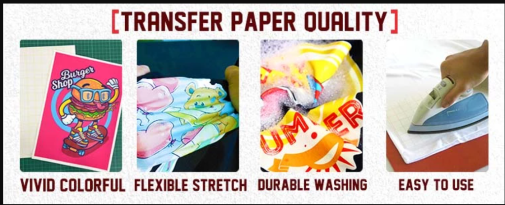 10 sheets A4 Light and Dark T-shirt Transfer papers - The Ordinary Gift ...