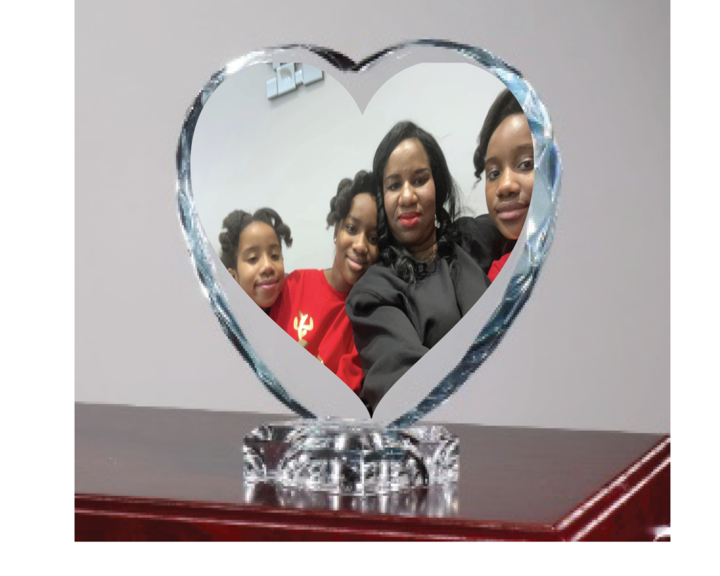 Heavyweight Heart Shape Optical k9 Crystal Award Trophy | Custom Design ...